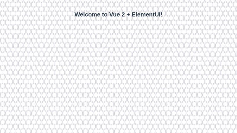 Vue2-ElementUI