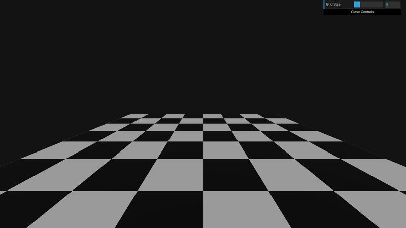 Three.js Checkerboard
