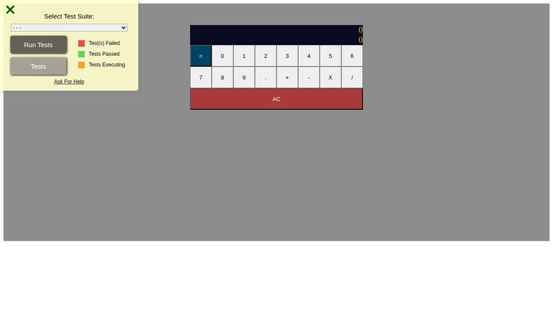 JavaScript Calculator from FreeCodeCamp