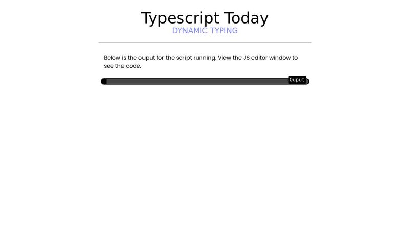 Dynamic Typing