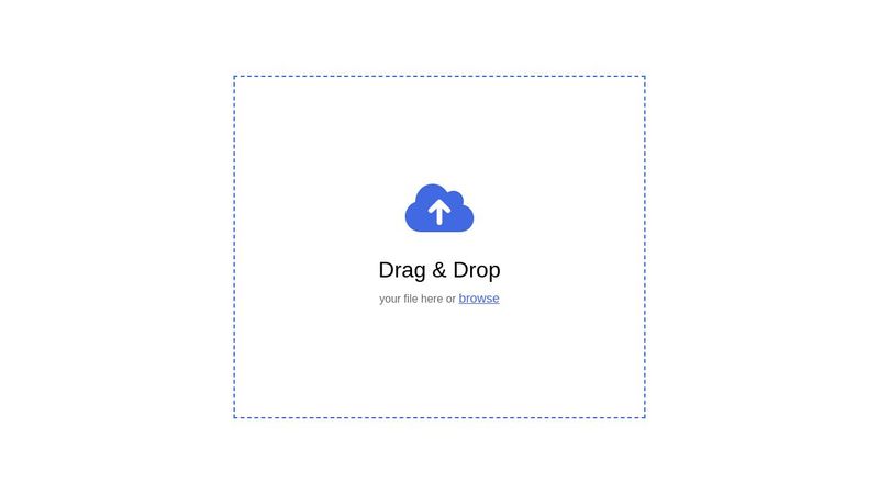Drag & Drop Image Uploader