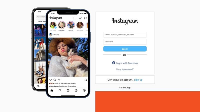 Instagram Login Page Clone (Html CSS JS)
