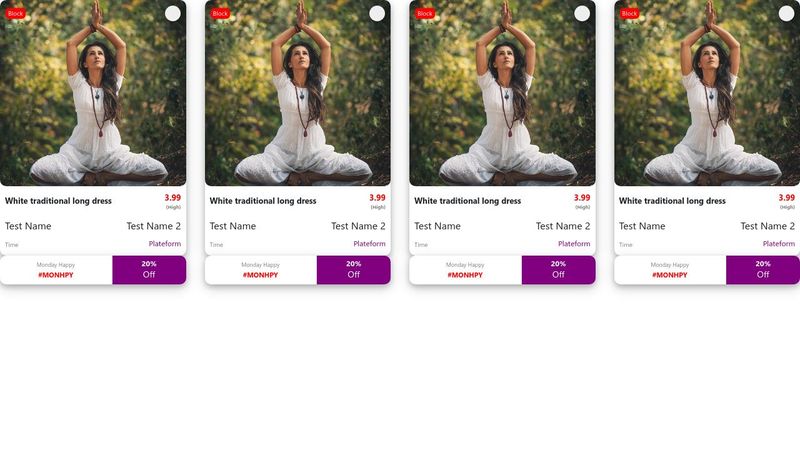 Bootstrap responsive cards list example