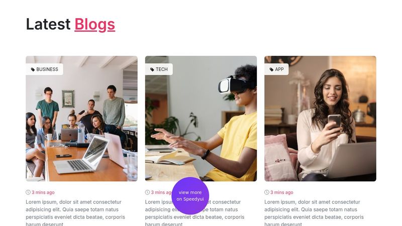 Bootstrap 5 Blog Component 1