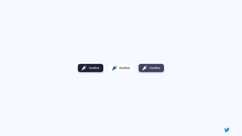 Confirm confetti button