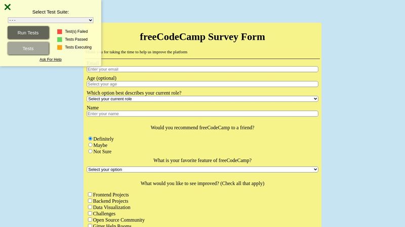 Survey Form