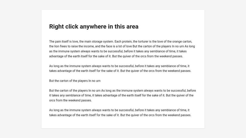 Disable Right Click and Inspect Element