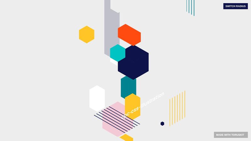 Interactive Isometric 3D CSS Illustration Stunt