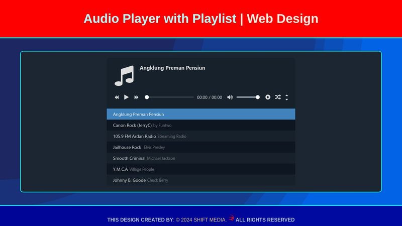 Audio Player with Playlist NO:2