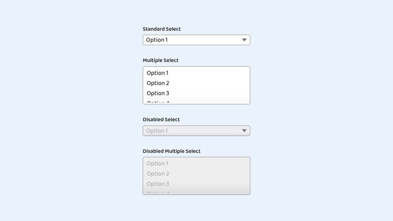 Custom Select Field Styling with Only CSS