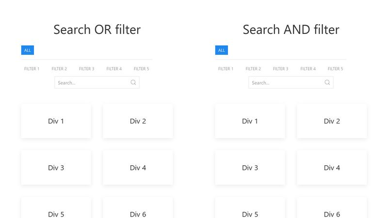 UIKit Filter + Search Bar