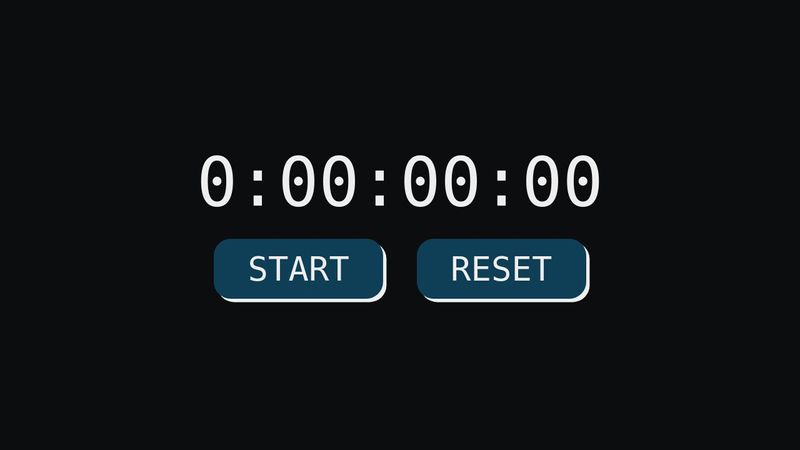 CSS Only Stopwatch