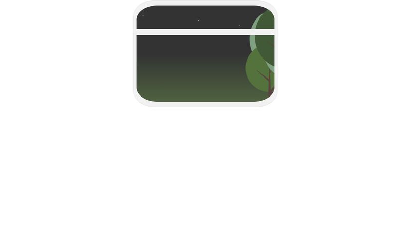 on the train (pure css animation)