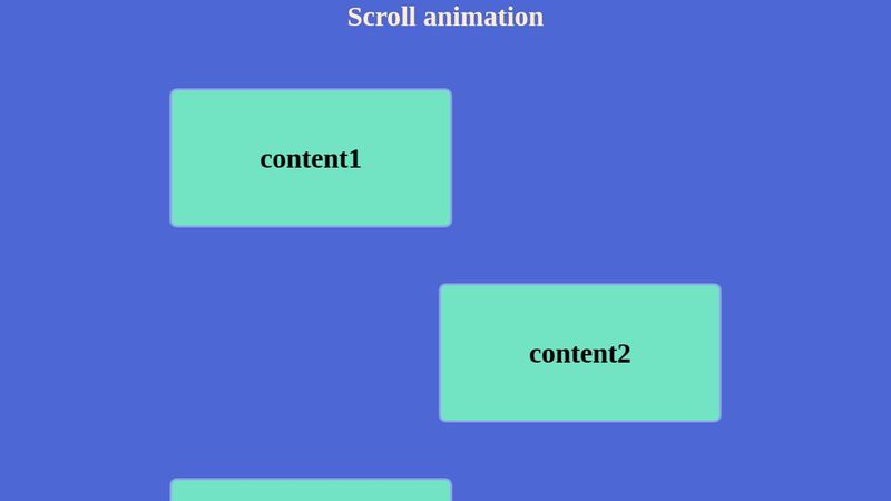 use observer API in scroll animation practice