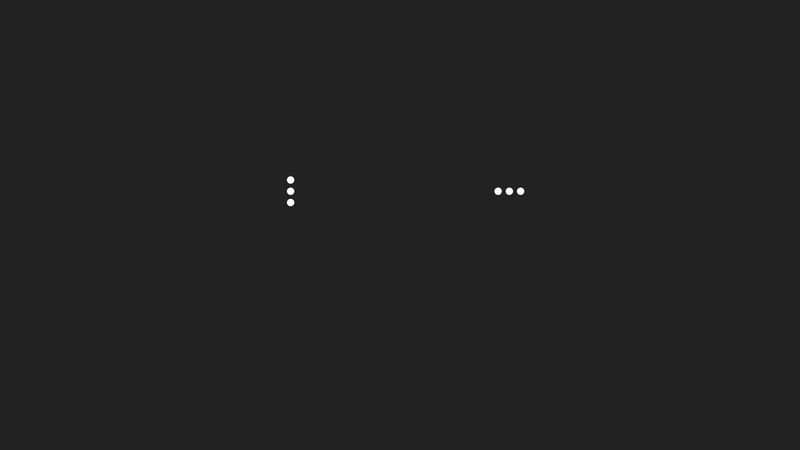 CSS More Menu Icon Animation