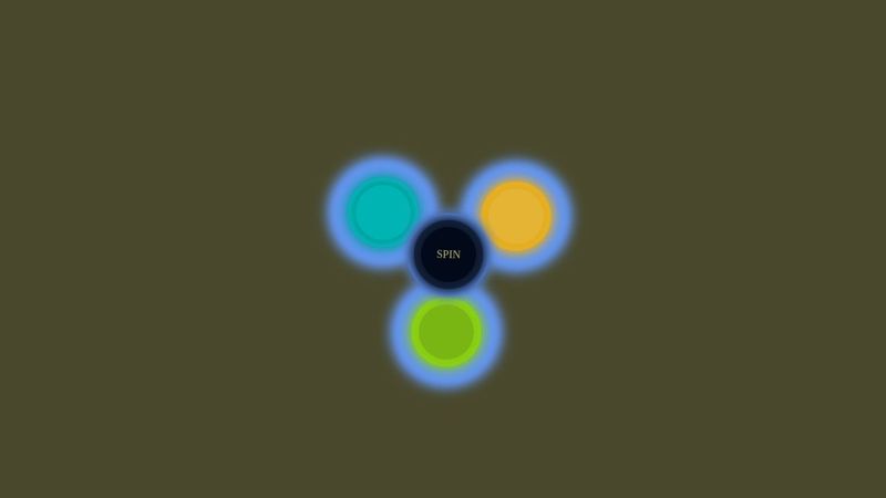 Javascript Fidget Spinner