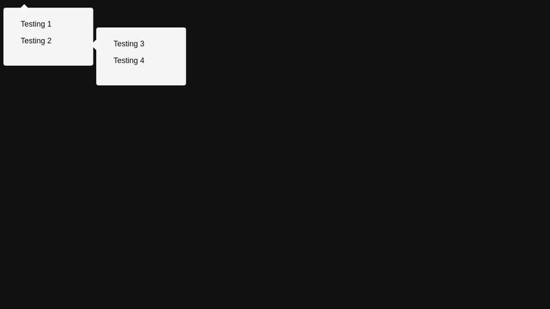 Menu Caret CSS Trick
