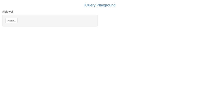 jQuery Playground