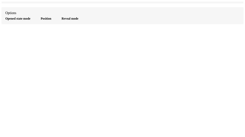 Left or Right Position - DevExtreme Drawer