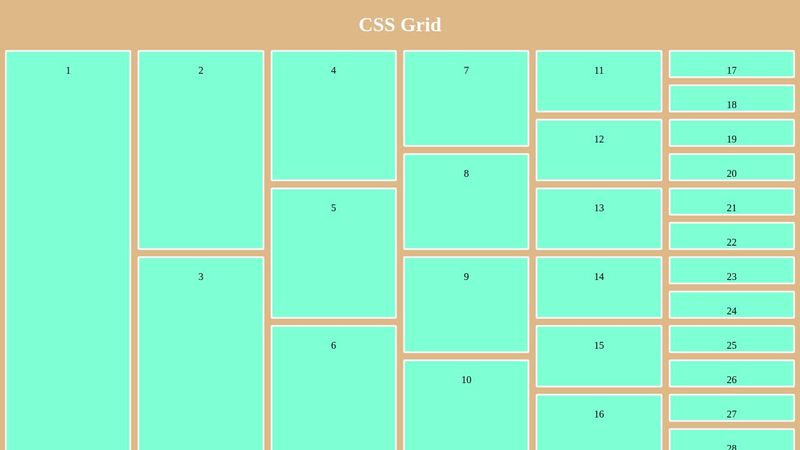 CSS Grid Challenge