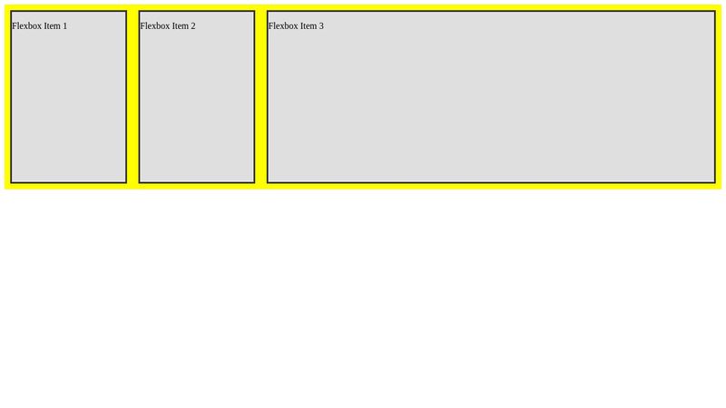 Flexbox Code Example Template