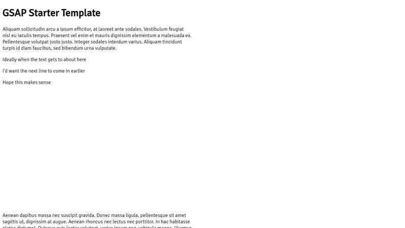 GSAP Starter Template