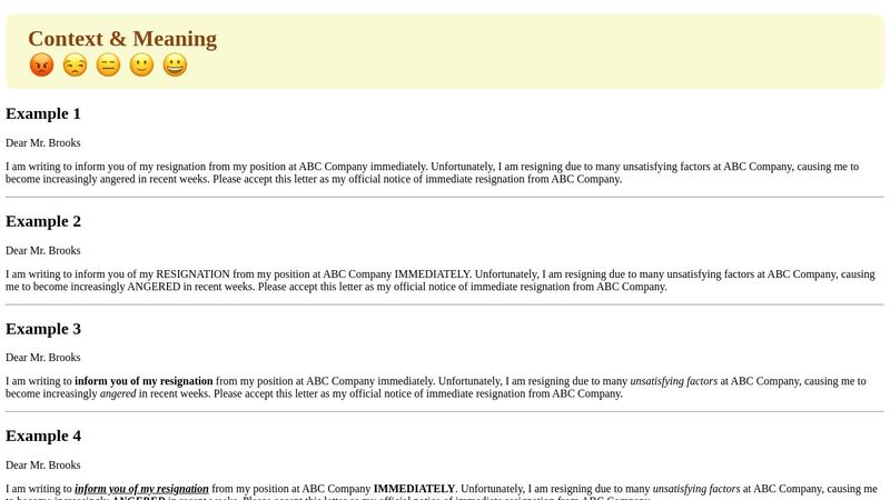 HTML Context & Meaning