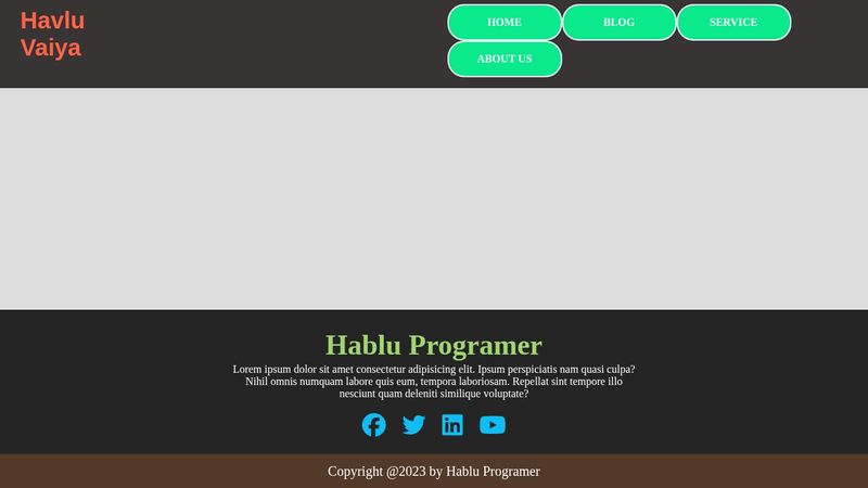 29. CSS Footer, 28. CSS Header & Navbar