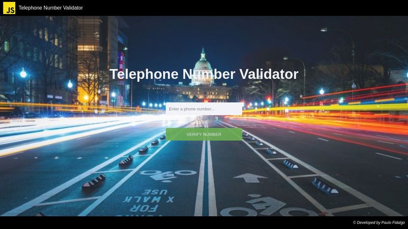 Telephone Number Validator