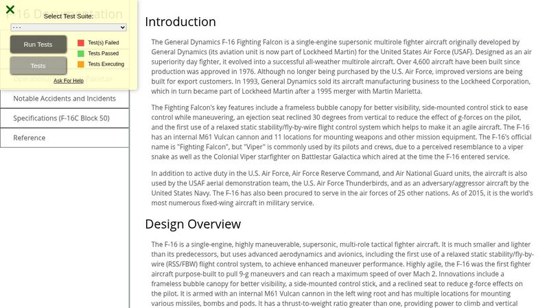 Technical Documentation Page