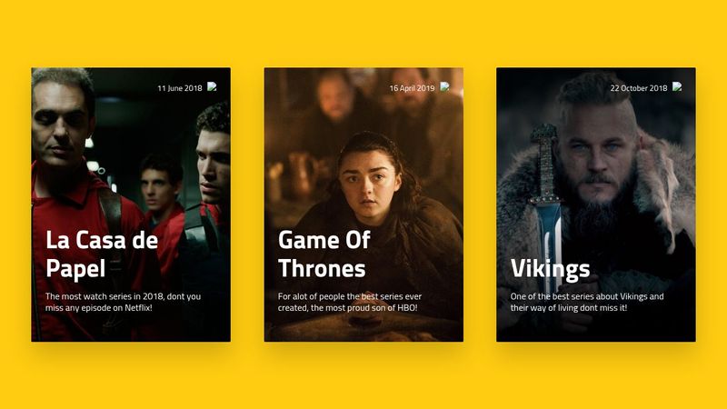 Codepen Cards Challenge