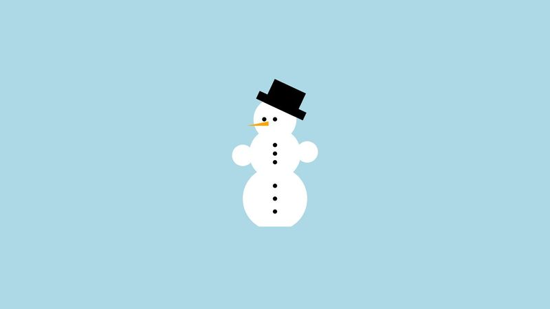 CSS Animation Dancing Snowman