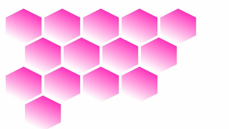 Shifting responsive hexagon grid