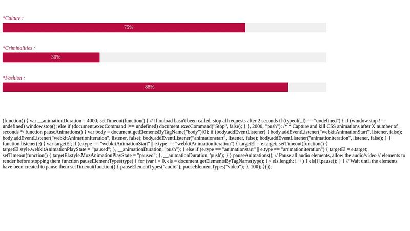 Simple Bars Parameters pure css