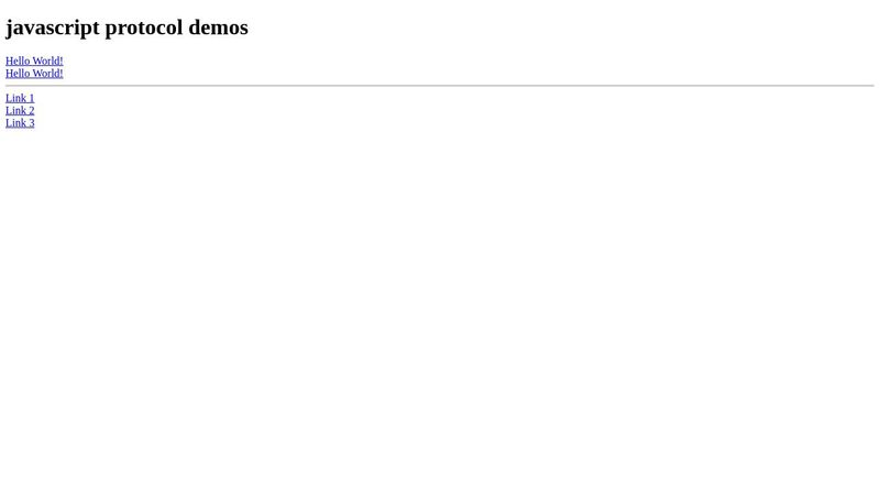 javascript protocol demos