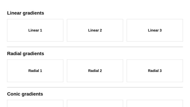 CSS Gradients Practice