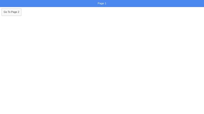 Ionic : Simple Navigation Sample