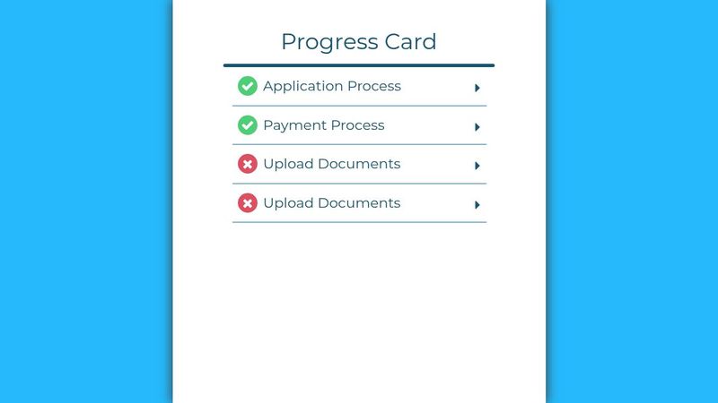 Progress Card