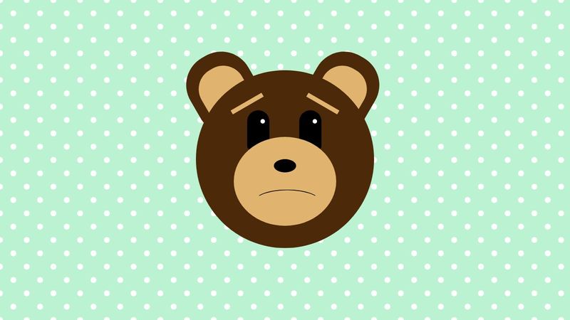Pure CSS Art - Sad Bear