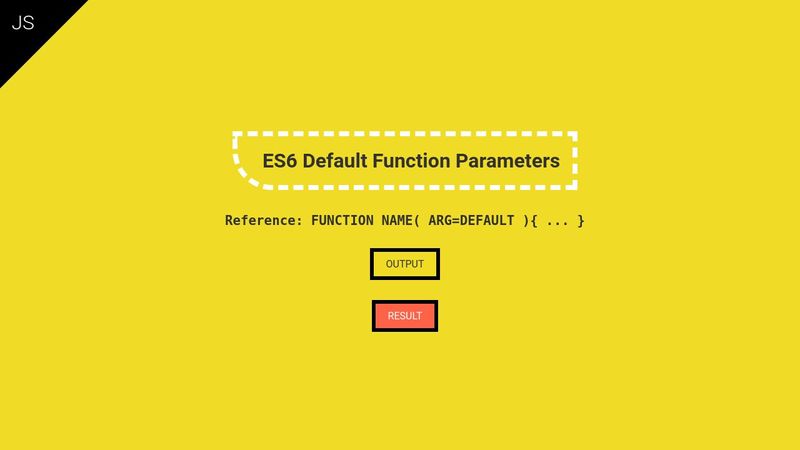 EventLoop | ES6 Default Parameters