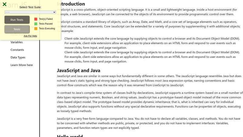 Technical Documentation Page