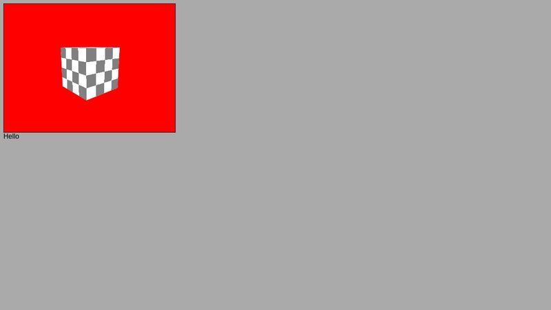 WebGL - Perspective Correct Textured Cube (the default)