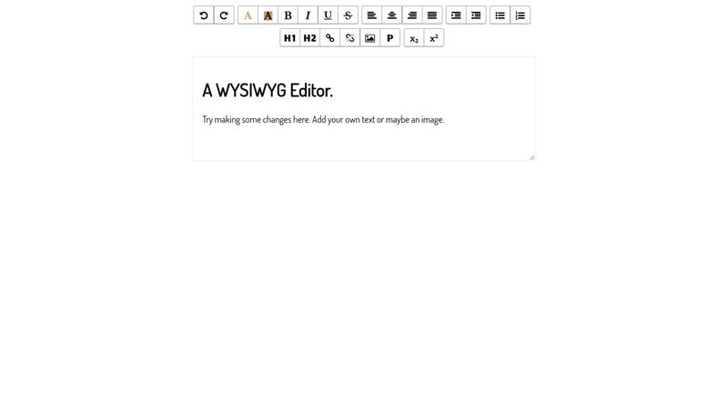 jQuery contentEditable WYSIWYG Editor