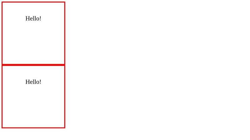 CSS Responsive Square