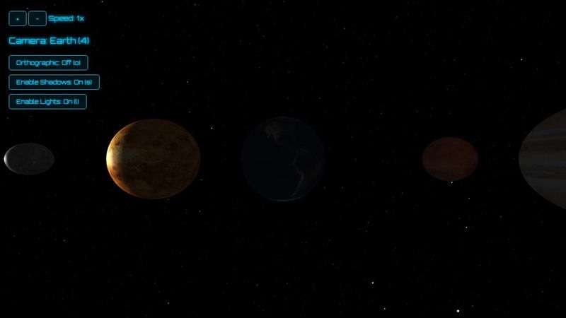 ThreeJs Solar System / Interactive