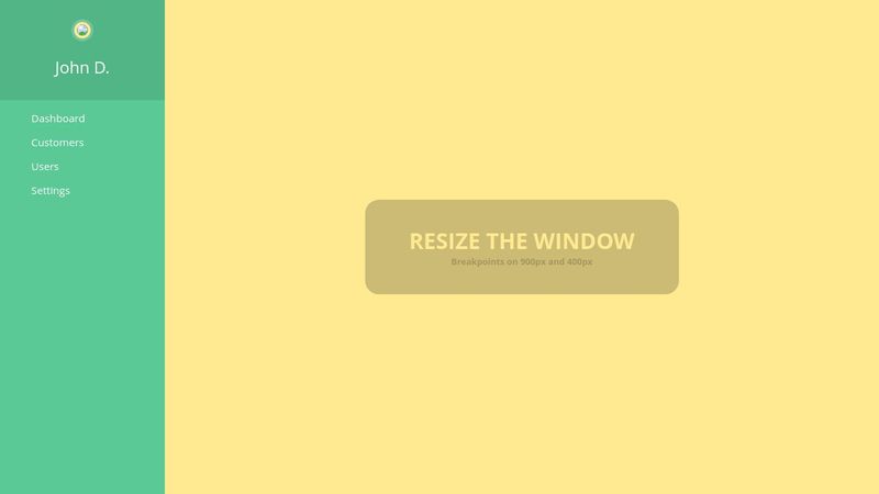 Fully responsive CSS3 menu