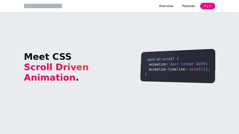 Scrollytelling - CSS scroll driven animations