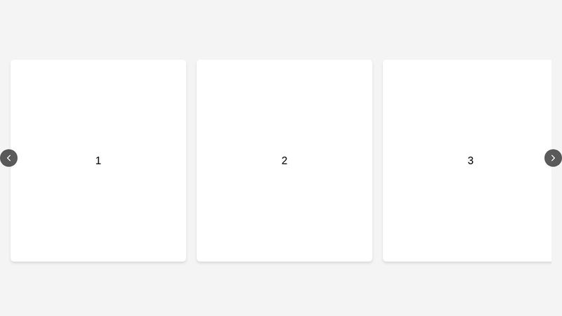 Responsive Card Slider