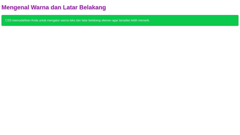 Belajar CSS - 09