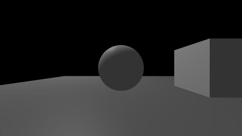 Three.js - Mouse Interaction Sphere and Cube